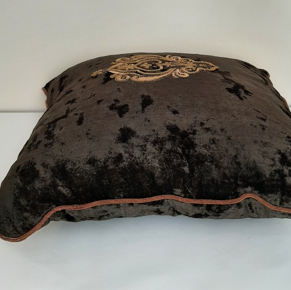 Chaps | Accents | Chaps Rare Velvet Decorative Pillow Deep Forest Green ...